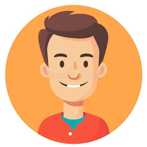 Illustration Of A Man In Flat Design Style Stock Illustration