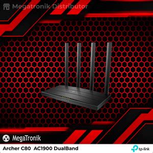 Promo Router Wireless TP Link Archer C80 MU MIMO Wi Fi Router AC1900 Cicil 0 3x Jakarta