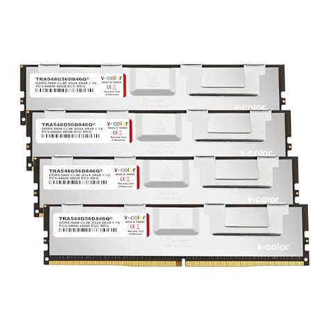 v color ddr5 128gb 8x16gb 5600mhz oc r dimm vs 192gb 4x48gb ddr5