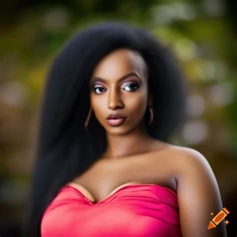A Beautifull Curvy Eritrean Model On Craiyon
