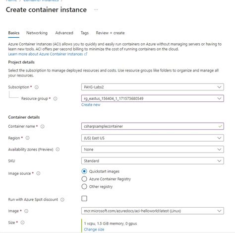 🖥️ How To Create An Azure Container Instance In Microsoft Azure