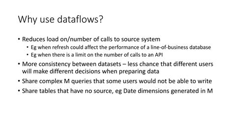 PPT Introduction To Dataflows In Power BI By Chris Webb Concepts Configurations And