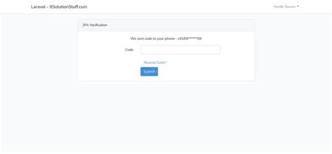 How To Add Two Factor Authentication With Sms In Laravel Danatec