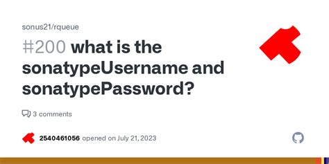 What Is The SonatypeUsername And SonatypePassword Issue