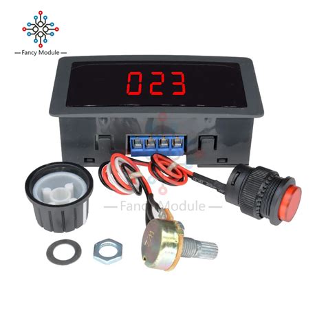Adjustable DC V V V V MAX A KHz Motor PWM Speed Controller W Digtal Display