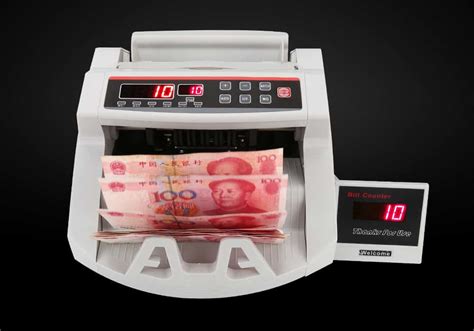 Professional Bill Counter Automatic Counterfeit Detection With Uv And Mg Lcd Display Total