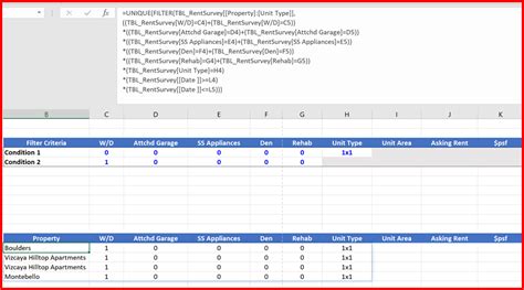 Filter Excel Applying Dynamic Array Function Unique In Excel To A