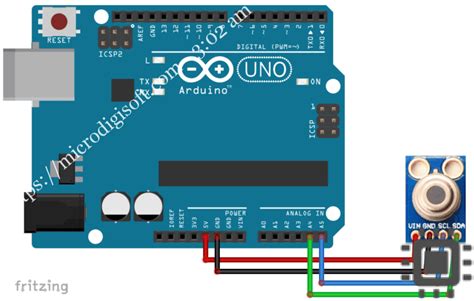 bmp180 pressure sensor interfacing with arduino