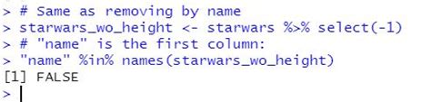 How To Remove A Column In R Using Dplyr By Name And Index