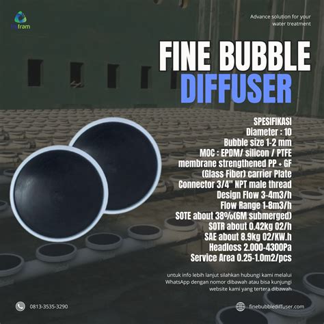 Fine Bubble Diffuser Pt Hefram Asasta Indonesia