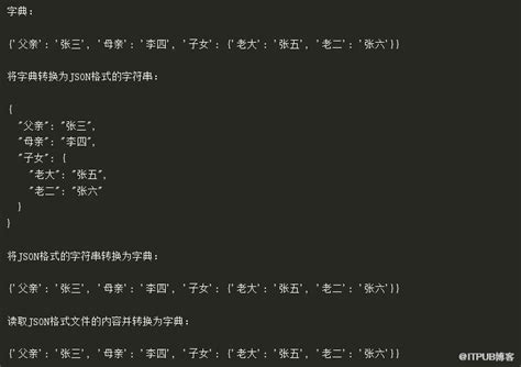 字典格式与json格式的相互转换 Csdn博客