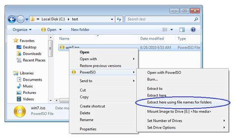 How To Use PowerISO As ISO Extractor