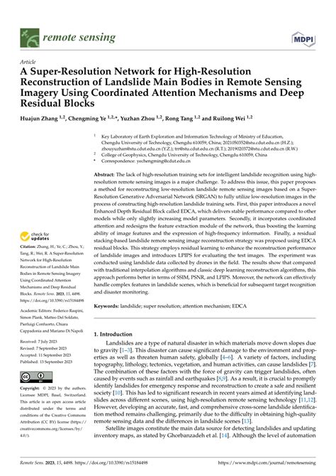 pdf a super resolution network for high resolution reconstruction of