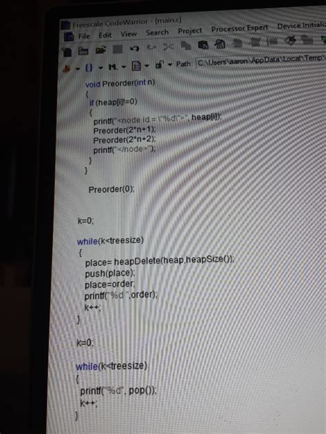 Solved Freescale Codewarrior Mainc File Edit View