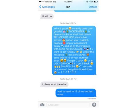 A Dickcember Fairy Tale Or How A Dirty Chain Text Improved My Dating Life