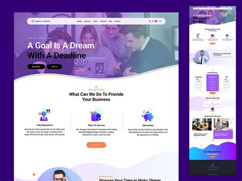 business solution website ui templated design behance