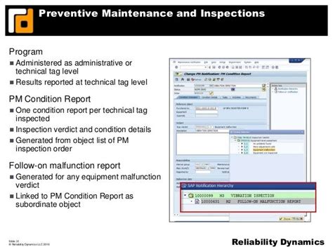 Application Of Iso 14224 Methods In Sap