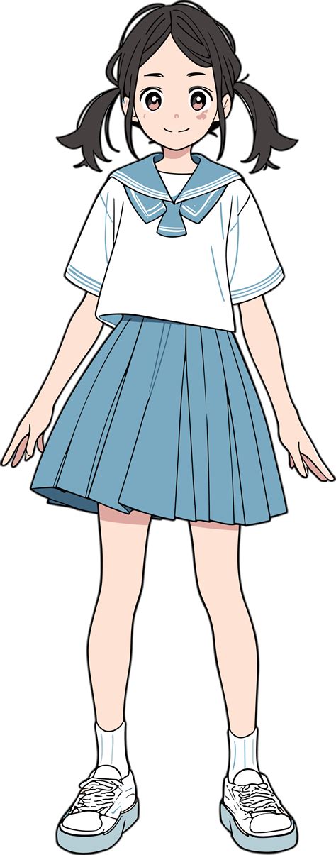 卡通学生简笔画png素材