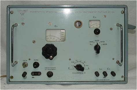 Измеритель индуктивностей и ёмкостей высокочастотный ''Е12-1А'' (Е7-5А).