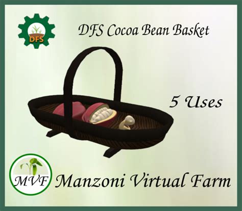 Second Life Marketplace Dfs Cocoa Bean Basket