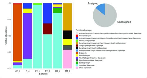 Stacked Bar Plot Showing The Relative Proportion Y Axis Of The Download Scientific Diagram