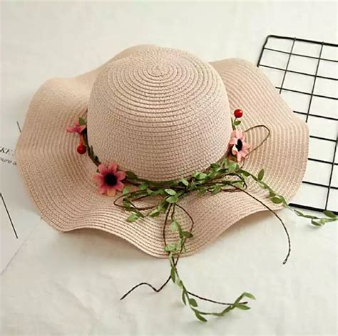 زیباترین کلاه های حصیری بچگانه دخترانه گلدار زیبا برای تابستان