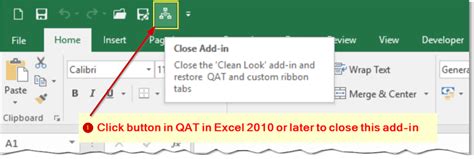 how to reset ribbon and qat to defaults