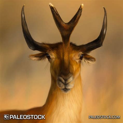 Synthetoceras Males Were Armed With Distinctive Y Shaped Horns That