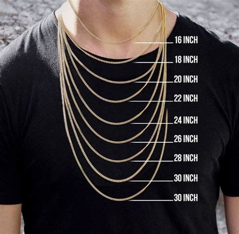 Chain Size Chart Guide Find Your Perfect Necklace Length Jewelove™