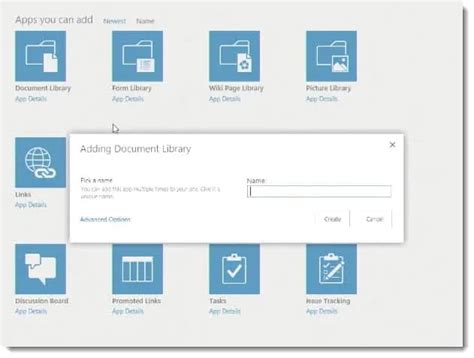 Creating Lists And Libraries In SharePoint Interface Video Training Interface Technical Training