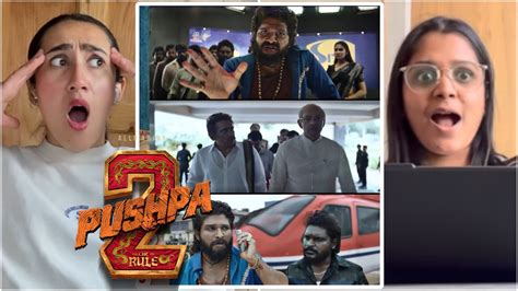pushpa s rapa rapa warning scene 😱 reaction pushpa2 alluarjun