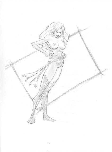 Rule 34 Avengers Carol Danvers Keith Dotson Marvel Monochrome Ms