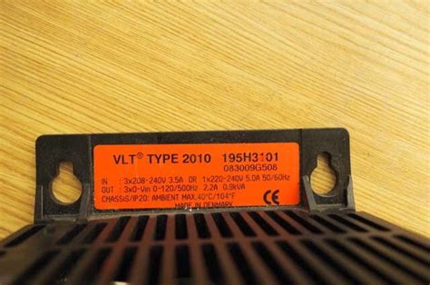 Danfoss Frequency Converter Vlt Type 2010 Industriële Veiling Eindhoven