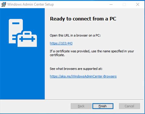 How To Download And Install Windows Admin Center On Windows Server GreenCloud Documentation