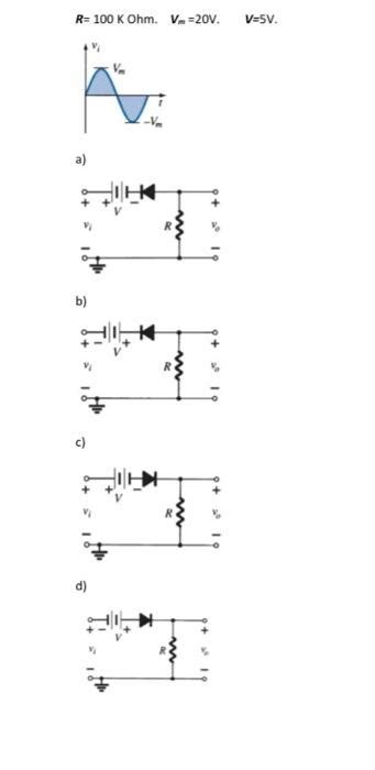 Solved Calculate The Output Voltage Vo Under The Given Input Chegg Com