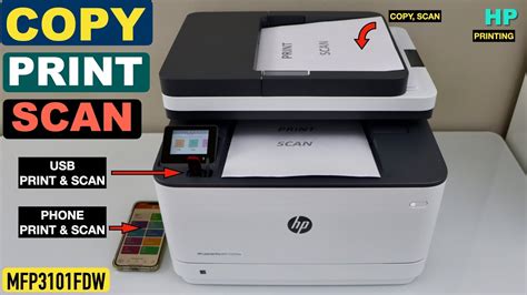 How To Scan Print And Copy With Hp Laserjet Pro Mfp 3101fdw All In One