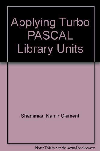 Applying Turbo Pascal Library Units Buy Online At Best Price In Ksa