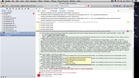 Objective C Clang Error Linker Command Failed With Exit Code 1 Use