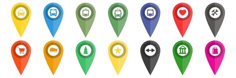 Premium Vector Large Set Of Colorful Pointers Each Showing A Different Vector Infographic