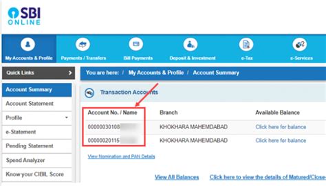 4 Methods To Check Sbi Account Number Online Bankingtricks