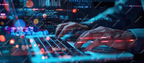 Premium Photo Dynamic Graph Visualizations Realtime Data Displayed On A Laptop Screen