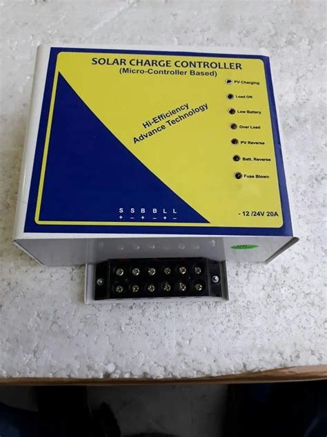 24v Pwm Solar Charge Controller 12v Dc 20a At ₹ 1050 In Ghaziabad Id 21505536597