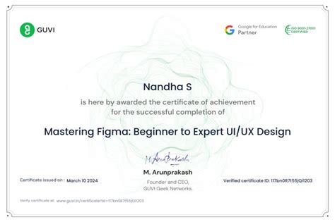 Nandha Suresh On Linkedin Uiux Design Guvigraduate Digitaldesign