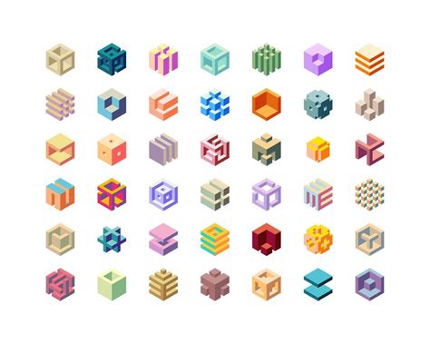 Abstract Cube Sculpture Vector Art Icons And Graphics For Free Download