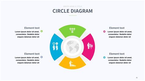 Graphic Diagram Of Circle With Red And White Symbols On It Google Slide Theme And Powerpoint