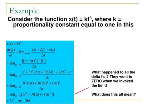 Ppt Kinematics With Calculus Dervitives Powerpoint Presentation