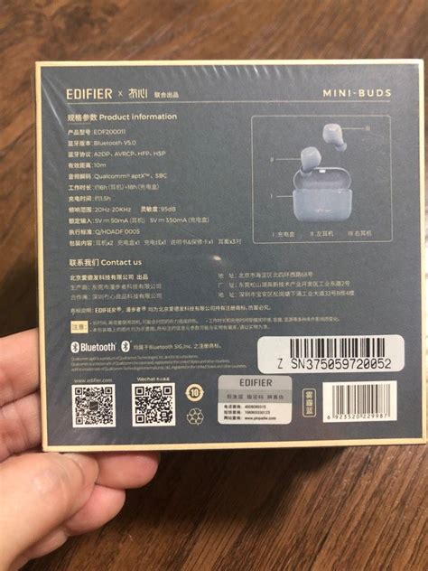 Bluetooth Edifier Mini Buds Audio Earphones On Carousell