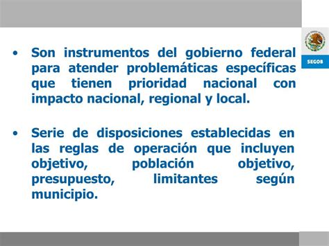Ppt Programas Federales Como Herramienta Para El Fortalecimeinto Y