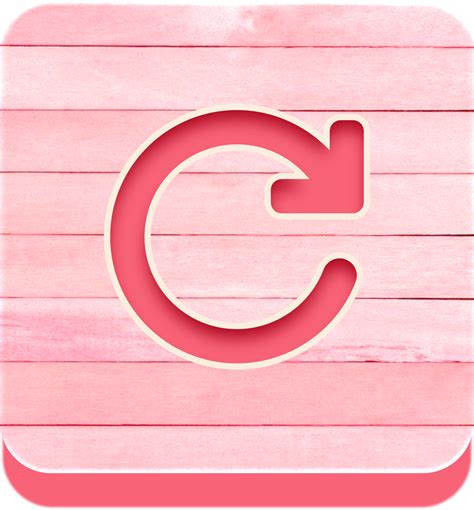 Wooden Rotate Right Button Wooden Icon 10983520 Png